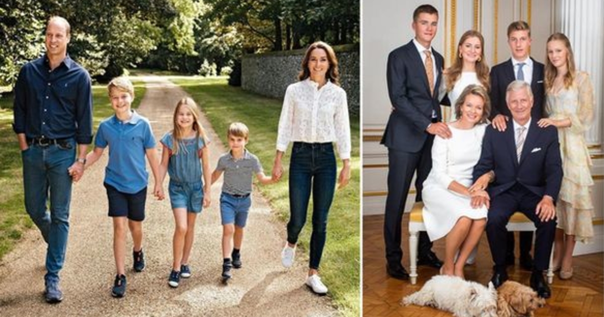 Різдвяні листівки королівських сімей на Новий рік 2023 - IVONA.UA