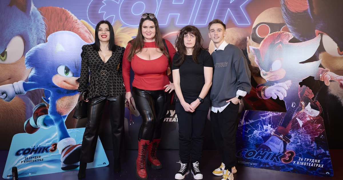 «Еж Соник 3»: звездная премьера фильма в Киеве - IVONA.UA